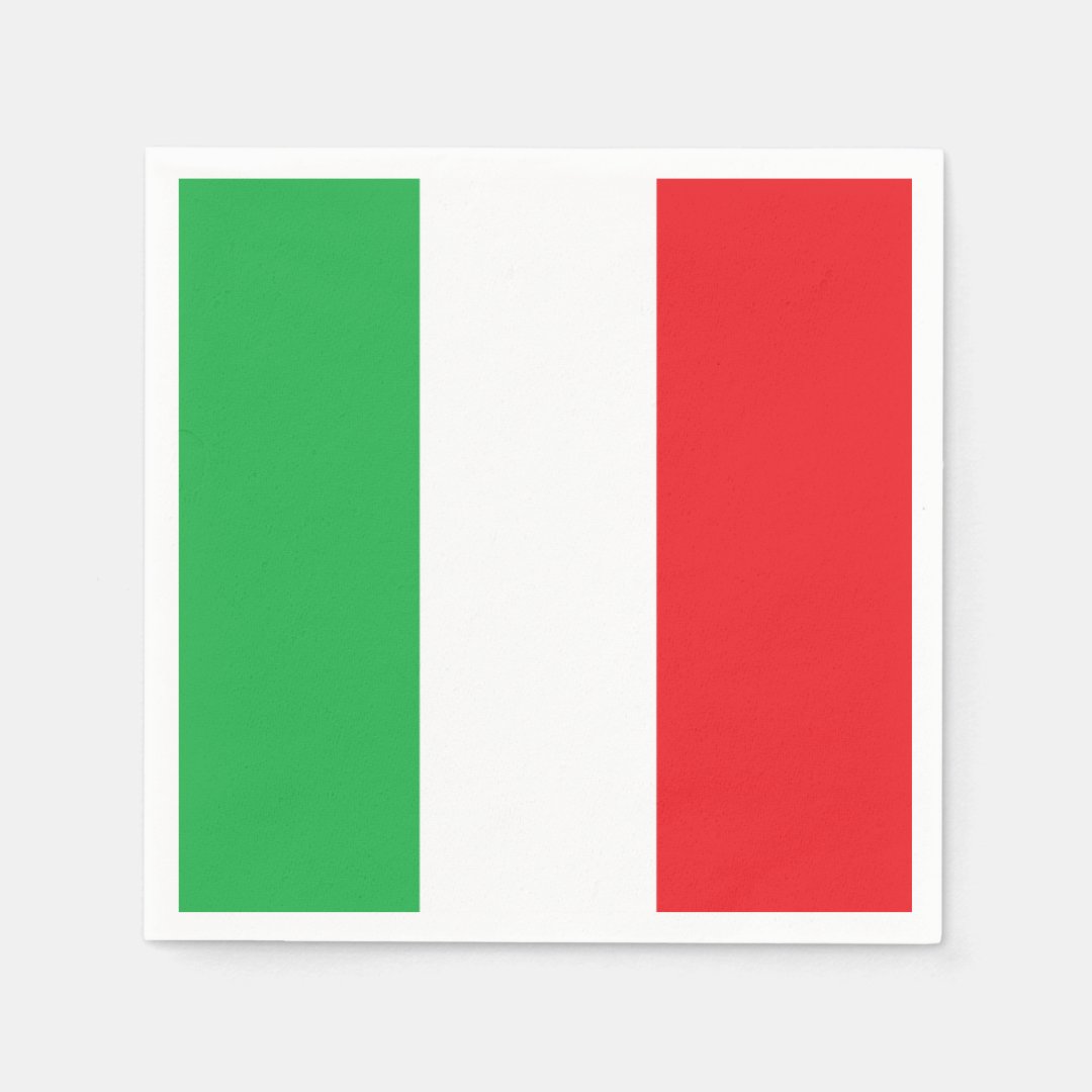 "Italian Colors" Paper Napkins | Zazzle