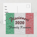 Italian Family Reunion Postcard Invitation | Zazzle