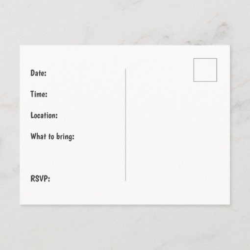 Italian Family Reunion Postcard Invitation | Zazzle