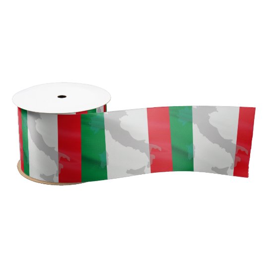 italian flag and Italy Satin Ribbon | Zazzle.com