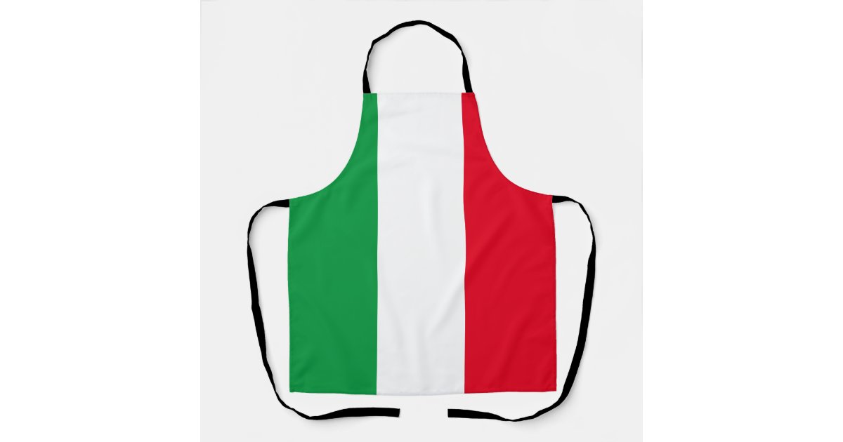 Italian Flag Apron | Zazzle