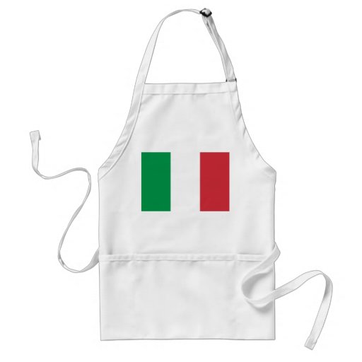 Italian Flag Apron | Zazzle