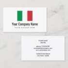 italy flag business card | Zazzle.com