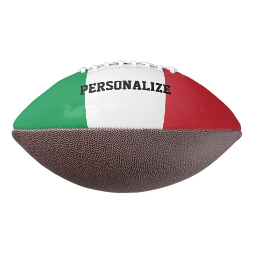 Italian flag custom football sports gift | Zazzle