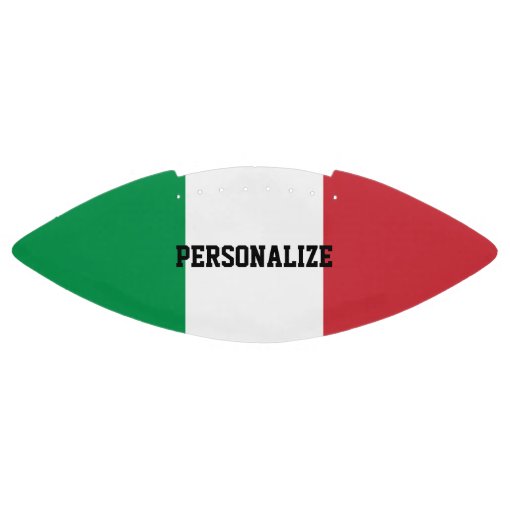 Italian flag custom football sports gift | Zazzle