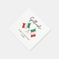 Italian Flag Family Reunion Napkins | Zazzle
