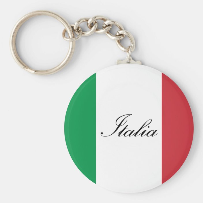 Italian Flag - Flag of Italy - Italia Keychain | Zazzle.com