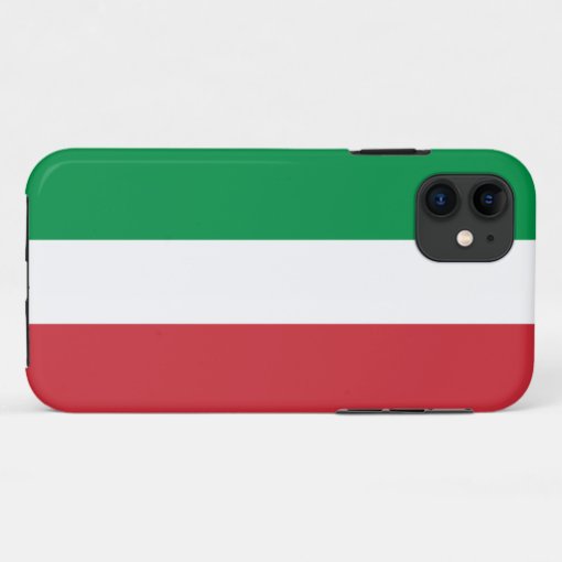 Italian flag iPhone case | Tricolore Italy | Zazzle