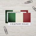 Italian Flag, Italy Business Card | Zazzle