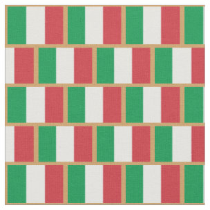 Map of Italy and Italian Flag Fabric | Zazzle