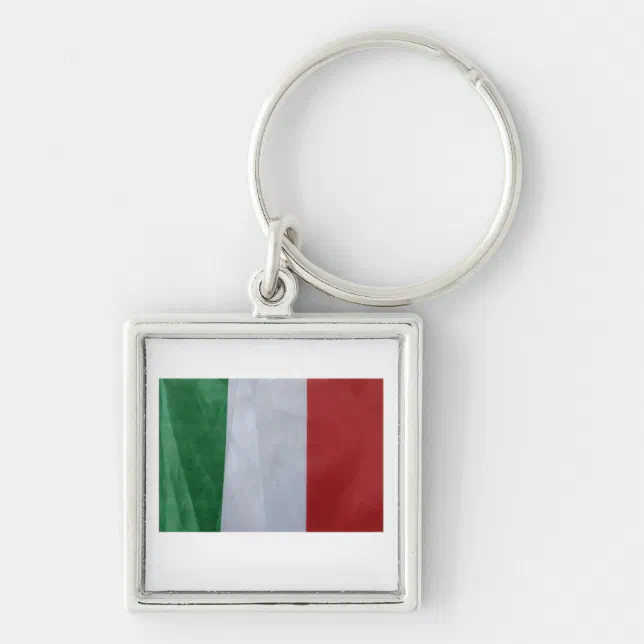 Italian flag keychain | Zazzle