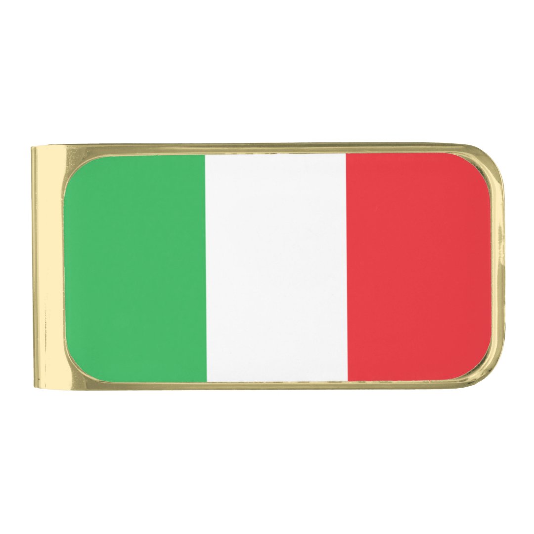 "Italian Flag" Money Clip | Zazzle
