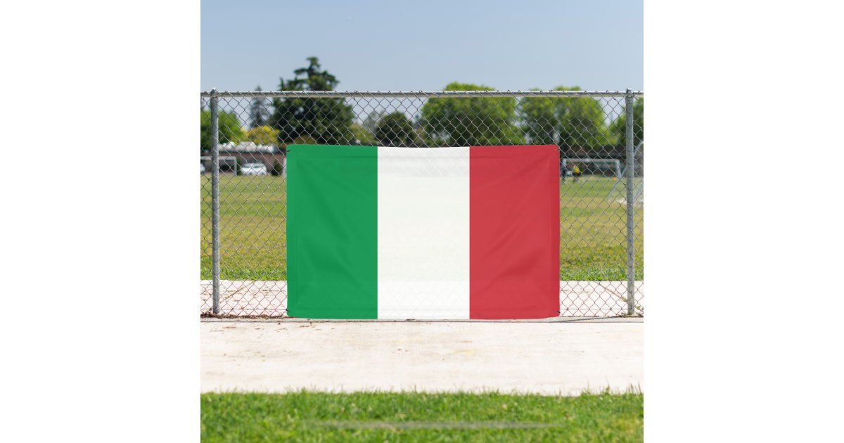 Italian flag of Italy custom banner sign | Zazzle