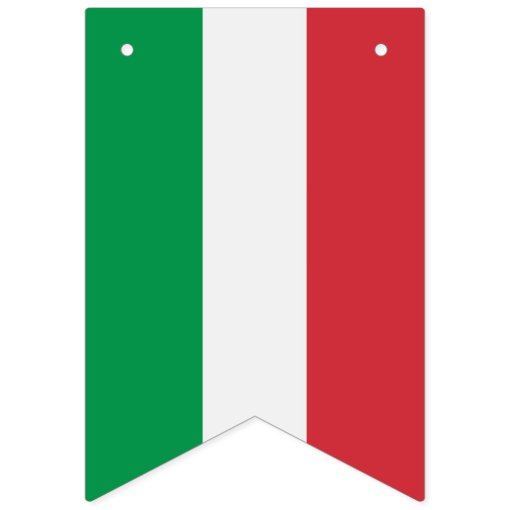 Italian Flag, Party Banner with the Flag of Italy | Zazzle