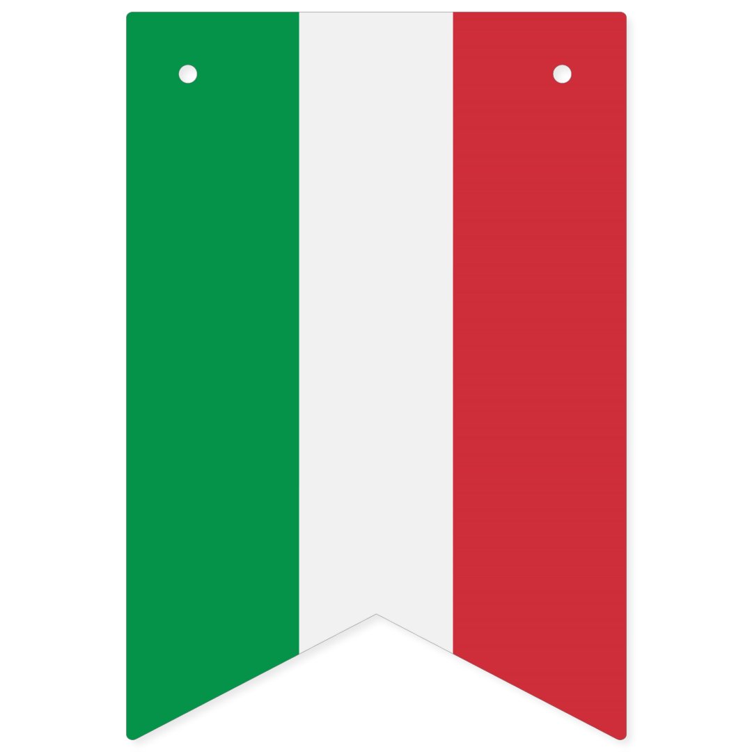 Italian Flag, Party Banner with the Flag of Italy | Zazzle