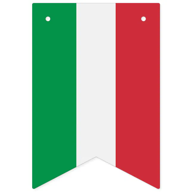 Italian Flag, Party Banner with the Flag of Italy | Zazzle