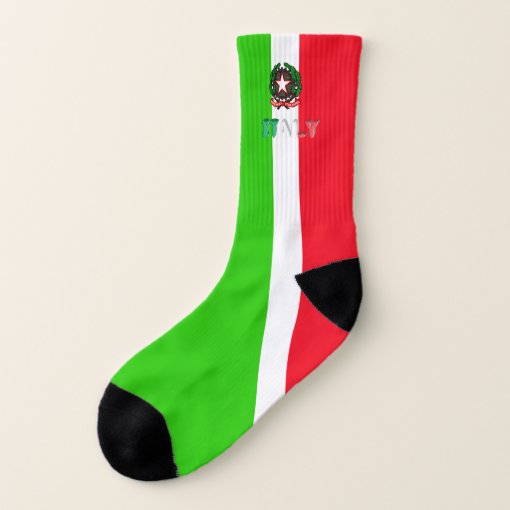 Italian flag socks | Zazzle