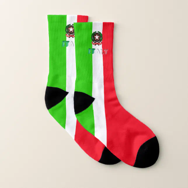 Italian flag socks | Zazzle