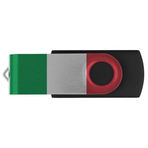 Italian flag USB flash drive | Zazzle