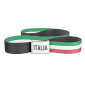 Italian flag with custom monogram - Italy pride Belt | Zazzle