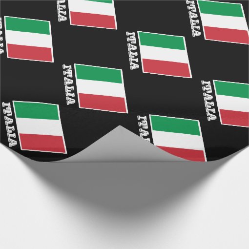 Italian flag wrapping paper | Tricolore design | Zazzle