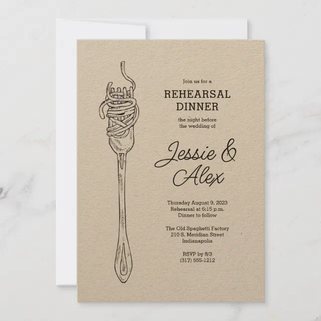 Italian Food Party Invitation | Zazzle