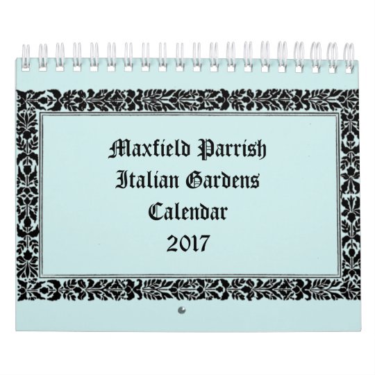 Italian Gardens by Maxfield Parrish Calendar | Zazzle.com