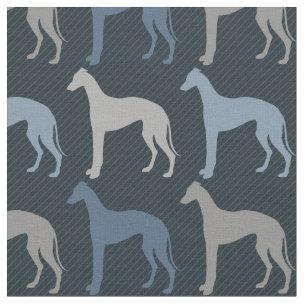 I Love my Italian Greyhound Fabric | Zazzle