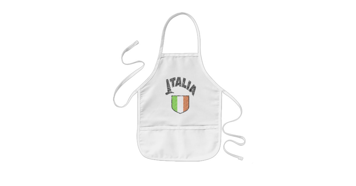 Italian Kids Cooking Apron | Zazzle