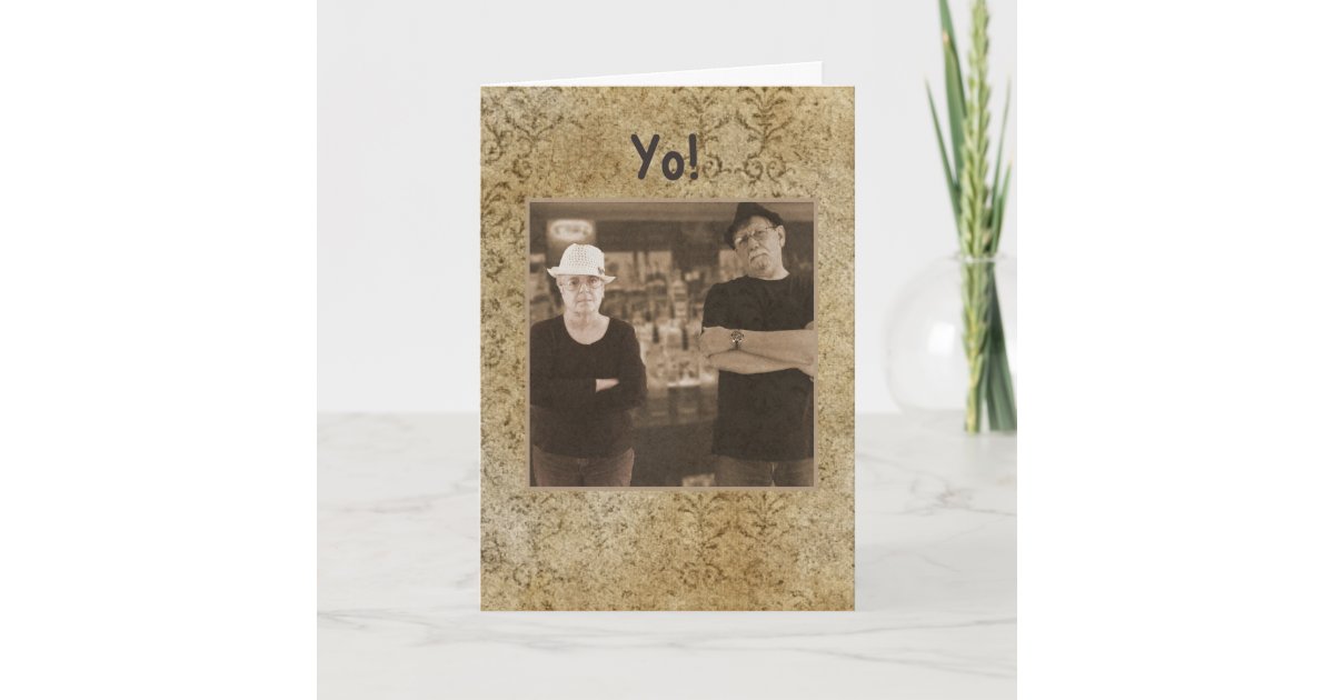 Italian Mafia Birthday Wishes Card | Zazzle