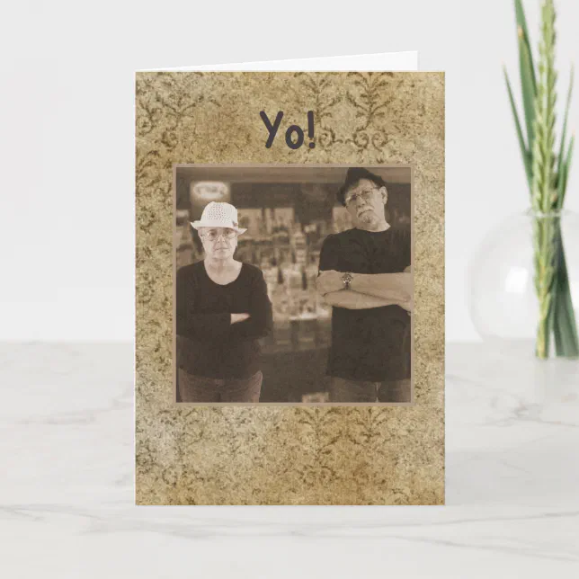 Italian Mafia Birthday Wishes Card | Zazzle