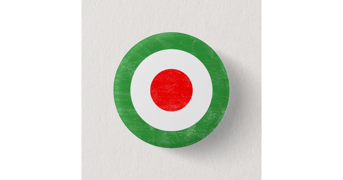 Italian Mod Target Button | Zazzle