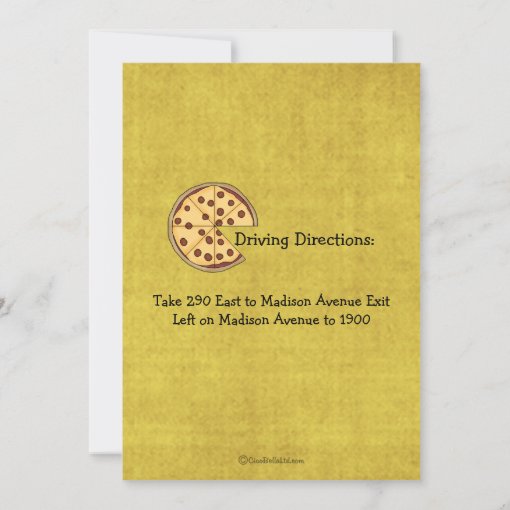 Italian Night Dinner Party Invitation Size 5x7 | Zazzle