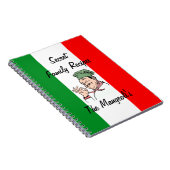 Italian Recipes-Flag of Italy Notebook | Zazzle