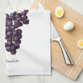 Italian Red Grapes Kitchen Towel | Zazzle