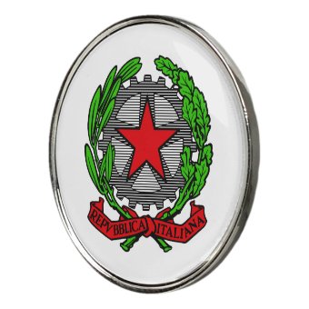 Italian Republic Symbol of Italy Golf Ball Marker | Zazzle