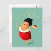 Italian Spaghetti Pasta Lover Postcard | Zazzle