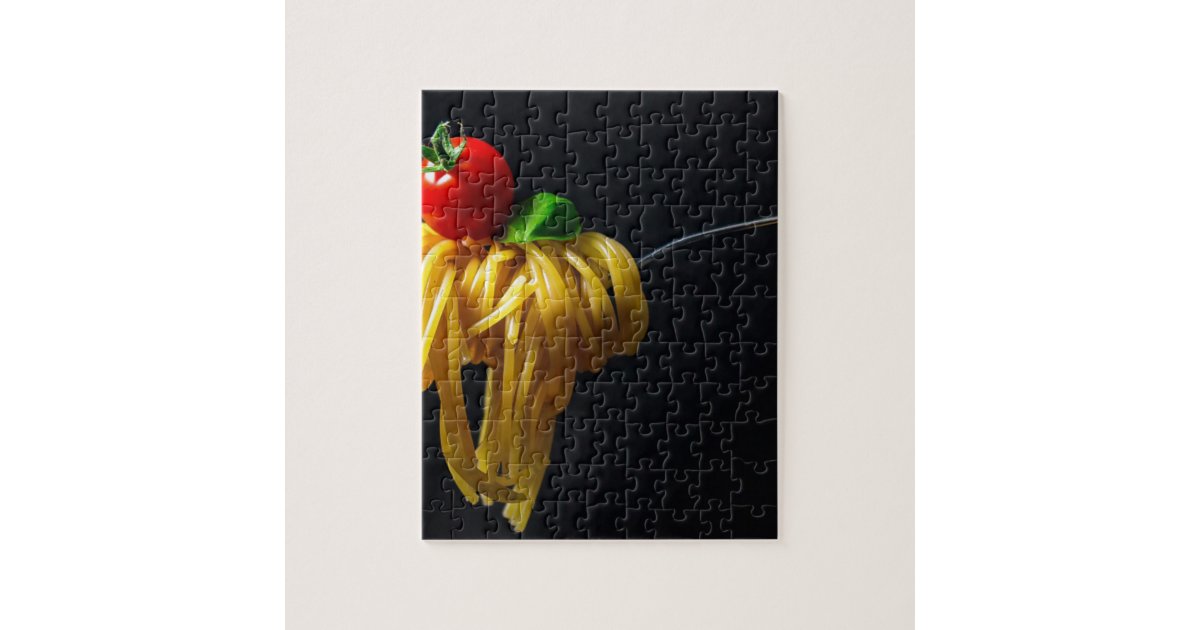 Italian Spaghetti Pasta Tomato Noodle Jigsaw Puzzle | Zazzle