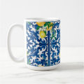 Italian style,Mediterranean,mosaic,blue, Coffee Mug | Zazzle