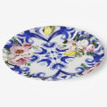 Italian style,tiles,majolica,lemon All-Over Print Paper Plates | Zazzle