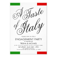 Italian Dinner Invitations | Zazzle