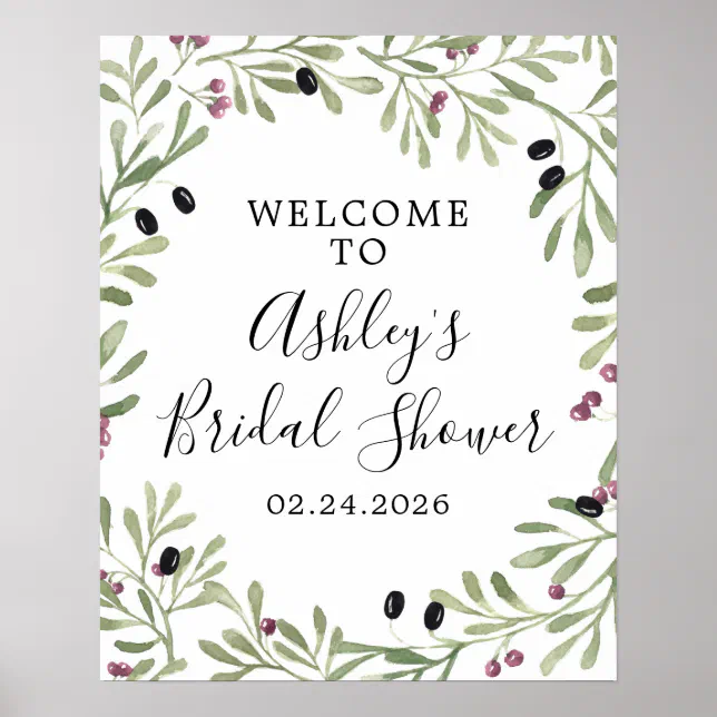 Italian Tuscan Greek Welcome Sign | Zazzle