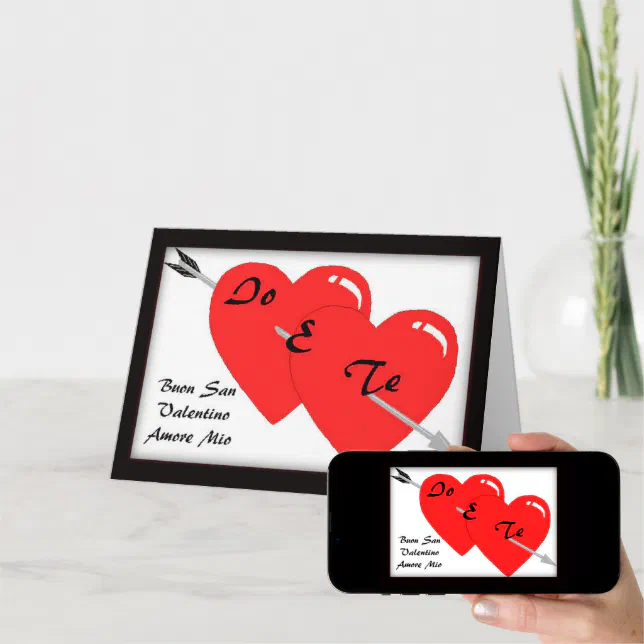 Italian Valentine's Day Card | Zazzle