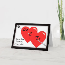 Italian Valentine's Day Card | Zazzle