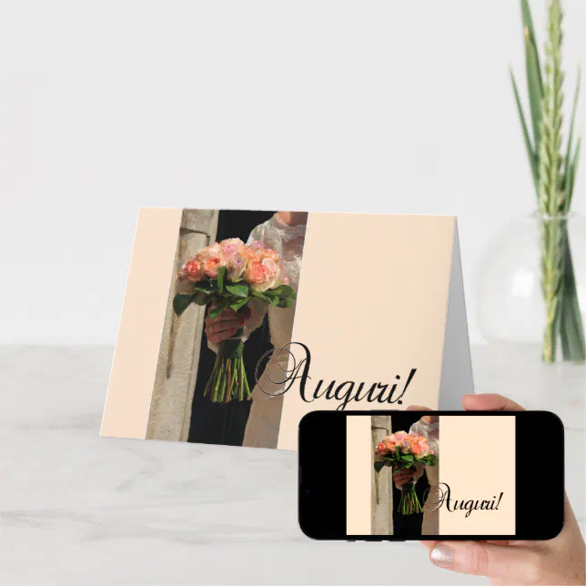 italian wedding congratulations card | Zazzle