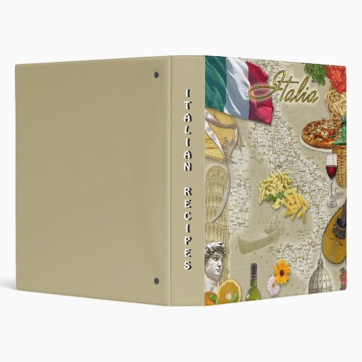 Italy (customizable) binder | Zazzle