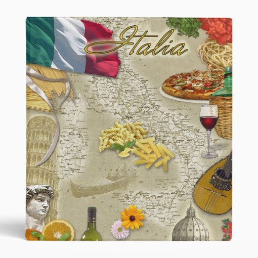 Italy (customizable) binder | Zazzle
