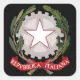 italy emblem square sticker | Zazzle