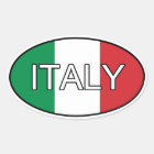 Italian flag oval sticker | Flag of Italy | Zazzle.com