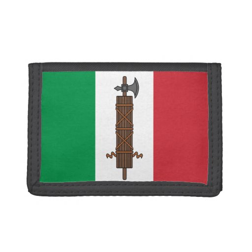 italy fascist flag trifold wallets | Zazzle